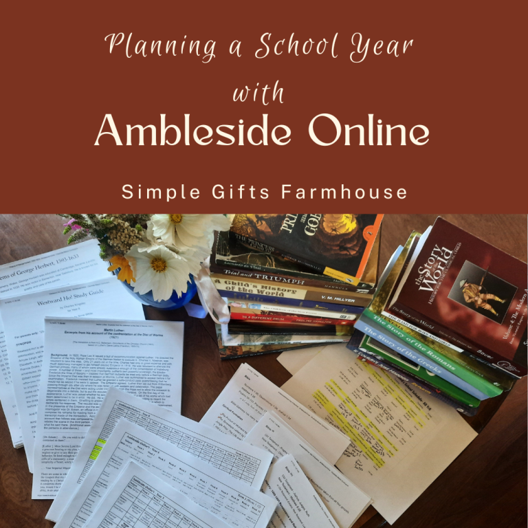 How To: Planning a School Year with Ambleside Online for Multiple ...