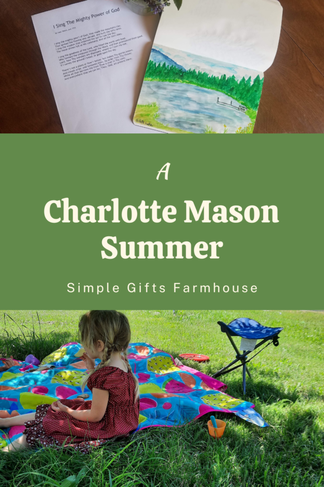 Simple Ways to Have a Charlotte Mason Summer – Simple Gifts Farmhouse