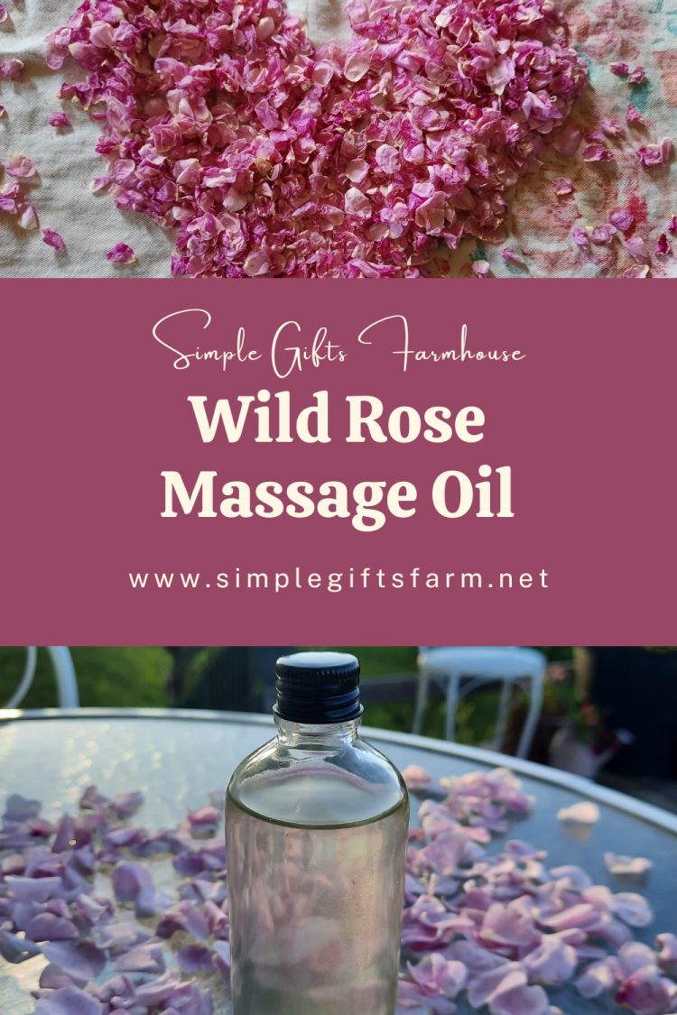 Wild Rose Massage Oil – Simple Gifts Farmhouse